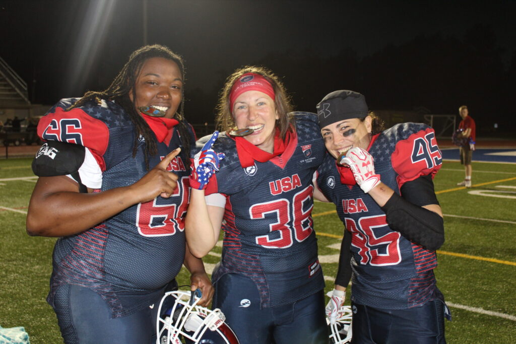 Women's Pro Football: Three Players Bring Gold Home to Boston